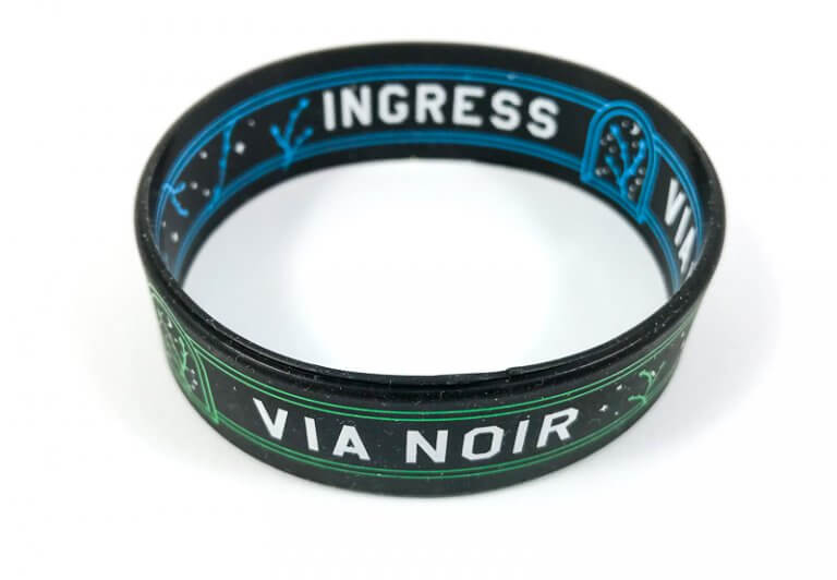 NIA Official - Via Noir Wristband - Ingress Swag Shop